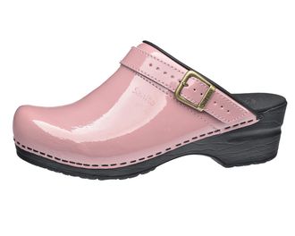 Sanita | Freya offener Clog | Original handgemacht | Flexible Leder-Clogs f&uuml;r Damen | Anatomisch geformtes Fu&szlig;bett mit weichem Schaum | Verstellbarer Fersenr