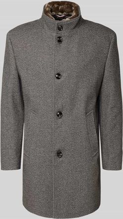 Bugatti Mantel mit Stehkragen