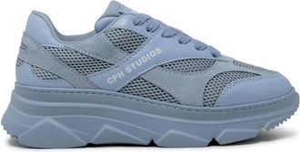 Copenhagen Low-Top Sneaker - Mix Light Blue Leather/Suede Sneakers - Gr. 36 (EU) - in Blau - f&uuml;r Damen