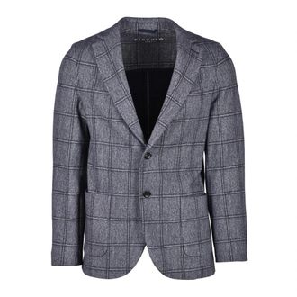 Circolo 1901 Baumwoll Elasthan Jacke - - Jackets - Herren - Grau - 2XL