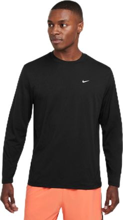 Nike Nike Herren Dri-Fit Uv Icon Strtfv Langarmshirt, Black/White, L