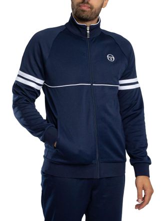 Sergio Tacchini Herren Orion-Trainingsjacke, Maritime Blue/White, XL