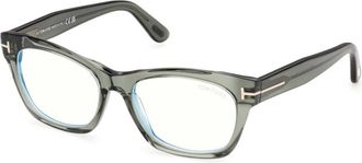 Tom Ford Femme, Accessoires, Vert, Taille: 53 MM Lunettes de vue