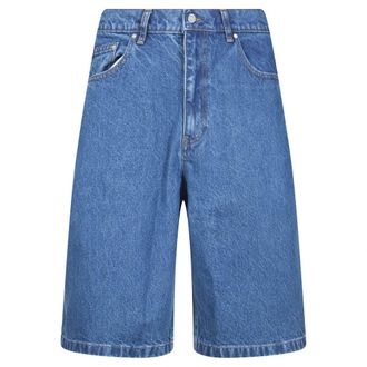 Arte Homme, Shorts, Bleu, Taille: W32 Round Pocket Denim Short