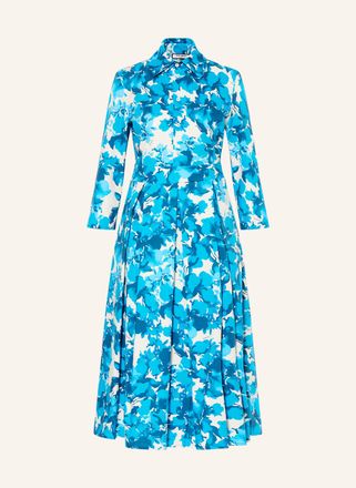 THE ABITO Milano The Abito Hemdblusenkleid Mit 3/4-Arm blau