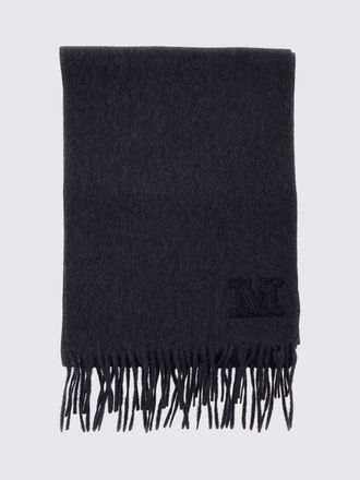 Max Mara Schal aus 100% reinem Kaschmir mit gesticktem Logo-Detail