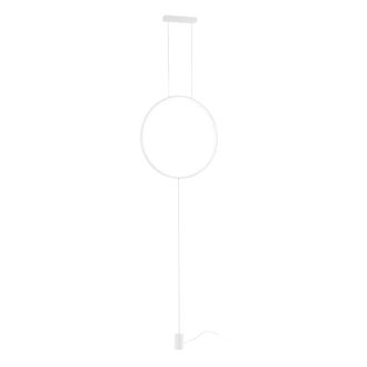 Luce-Ambiente-Design Floor lamp with LED Suspension Portal in White Metal 20w With CCT Function