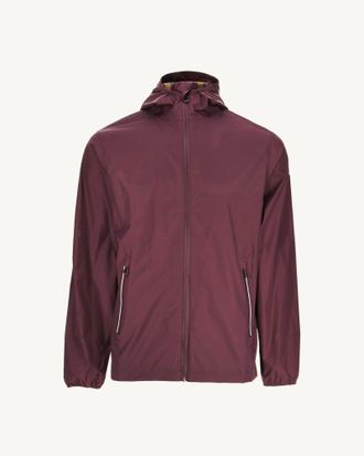 Jott Imperm&eacute;able &agrave; capuche paquetable Aubergine Manille - Taille 3XL
