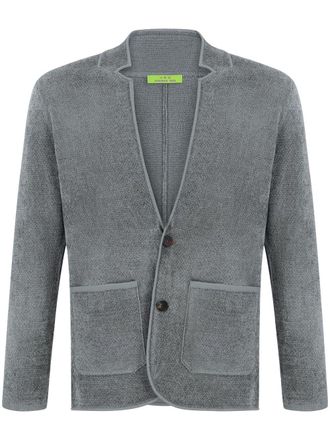 Shanghai Tang cardigan &agrave; boutonni&egrave;re - Gris