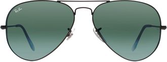 Ray-Ban Lunettes De Soleil Ray-Ban Aviator 3025 029/30 Miroir Argent Vert Gunmetal 58mm