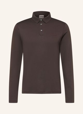 Calvin Klein Jersey-Poloshirt Slim Fit braun