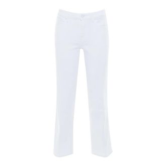 7 For All Mankind Straight Ankle Jeans - - Jeans - Damen - Wei&szlig; - W29