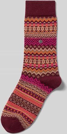 Burlington Socken aus elastischem Schurwolle-Mix mit Baumwoll-Anteil