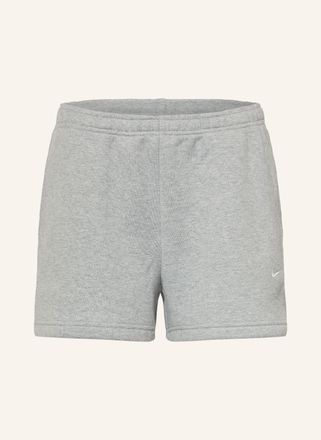 Nike Sweatshorts Studio Fleece grau