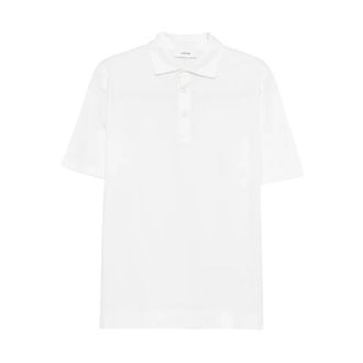 Lardini Homme, Tops, Blanc, Taille: L Polo en coton et soie