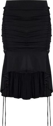 Charlotte Knowles Asymmetrischer Rock CU - - Skirts - Damen - Schwarzk - M