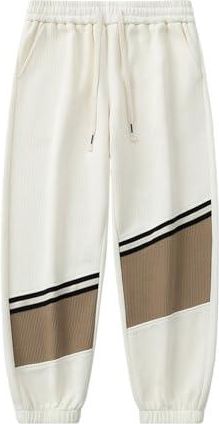 Generic Pantalon avec Fermeture &Eacute;clair en Bas Homme Basse a Int&eacute;rieur Carotte Raw Tr&egrave;s Garcon Responsable Parfait Double Basketball Epais Fermeture C&ocirc;t&eacute; Ligne