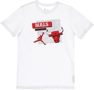 Nike Jordan Chicago Bulls Tee Essential Statement T-Shirt - - Sport - Herren - Wei&szlig; - XL