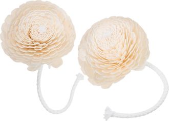 IFUNDOM 2 St&uuml;ck Austauschbare Duftblume f&uuml;r &Auml;therische &Ouml;le mit Baumwollseil K&uuml;nstliche Blumen Kopf Diffuser f&uuml;r Innenraum Nat&uuml;rlicher Aromaverteiler Minimalis