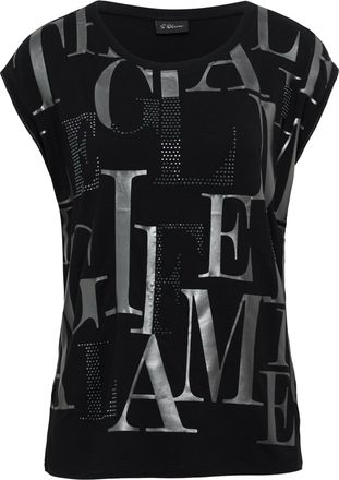 s.Oliver Black Label S.Oliver Black Label Damen 2171261 T-Shirt, Schwarz, 40 EU