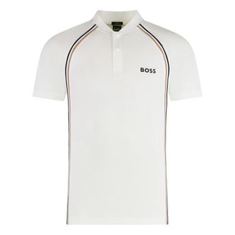 HUGO BOSS Technisches Poloshirt - - Tops - Herren - Wei&szlig; - XS