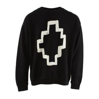 Marcelo Burlon Tempera Cross Over - - Sweatshirts & Hoodies - Herren - Schwarzk - XL