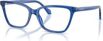 Versace Lunettes de vue Ve3398 - Femme - Accessoires - Bleu - Taille: 55 MM