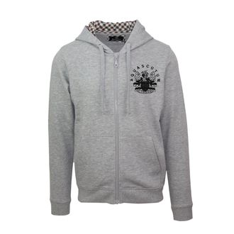 Aquascutum Hoodie mit durchgehendem Rei&szlig;verschluss f&uuml;r Herren, leger (Grau)