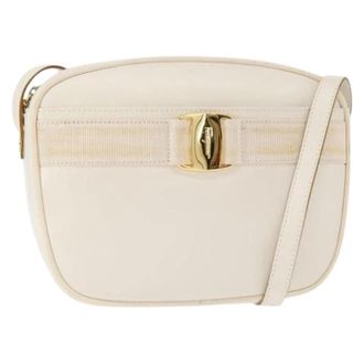 Ferragamo Pre-owned Ledertasche - - Pre-owned - Damen - Wei&szlig; - ONE SIZE