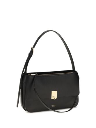 Ferragamo Mini Cara Shoulder Bag - Black