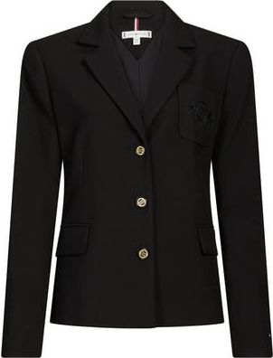 Tommy Hilfiger Blazer ajust&eacute; &agrave; blason brod&eacute;