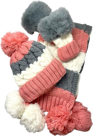 Kumixi M&uuml;tze Set: M&uuml;tze & Loop Schal & Handschuhe