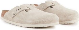 Birkenstock Sabots Boston en cuir su&eacute;d&eacute;