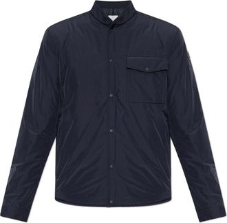 Moncler Homme, Vestes, Bleu, Taille: XL Zonda Short Down Jacket