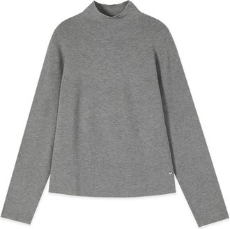 Oltre Midikleid Pullover mit Rollkragen - - Knitwear - Damen - Grau - L/XL