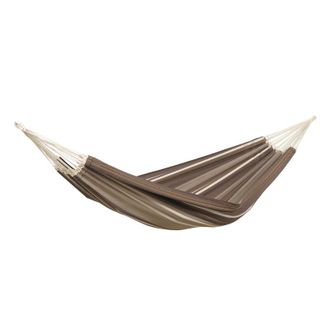 Amazonas Sandals Xxl H&auml;ngematte Paradiso Caf&eacute; Tuchh&auml;ngematte Liegefl&auml;che ca. 250 x 175 cm - Amazonas
