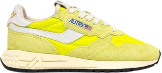 Autry Femme, Chaussures, Jaune, Taille: 38 EU Baskets
