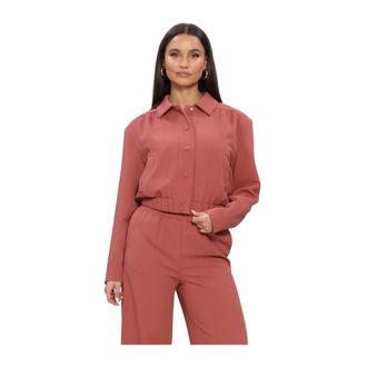 Lina Locchi Damen, Jacken, Rosa, 2XLGr&ouml;&szlig;e