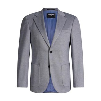 Strellson Graublaue Jacke mit aufgesetzten Taschen - - Suits - Herren - Grau - XL
