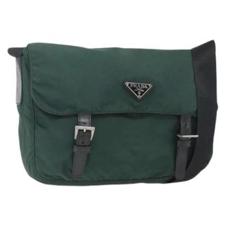 Prada Sac bandouli&egrave;re Vintage Pre-owned - Femme - Pre-owned - Vert - Taille: ONE Size