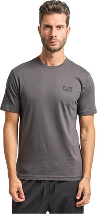 Emporio Armani Homme, Tops, Gris, Taille: 3XL T-shirt basique col rond gris