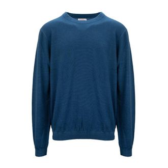 Sun 68 Merinowollpullover - - Knitwear - Herren - Blau - 2XL