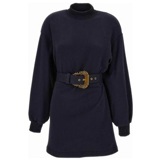 Versace Jeans Couture Damen, Kleider, Schwarzk, XSGröße