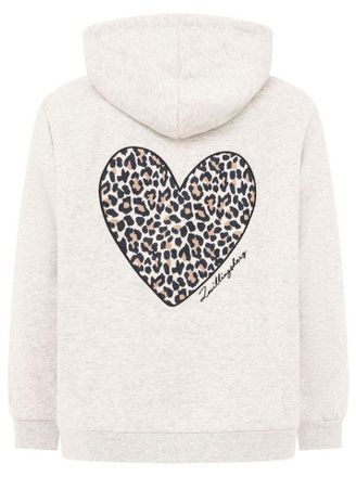 Zwillingsherz Kapuzensweatshirt Oversized Hoody Leo Herz