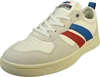Palladium Unisex Pallacup Ankle Boot, Cream/OLYMPIANBLU, 44 EU