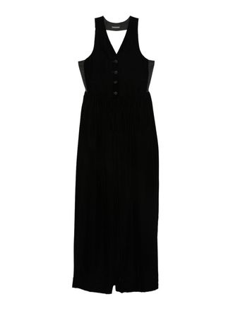 Emporio Armani Robe Au Genou - Noir