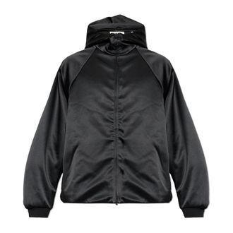 Fear of God Homme, Vestes, Noir, Taille: 2XL Veste Satin&eacute;e Isol&eacute;e