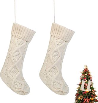 Generico Weihnachtsstrümpfe, große Weihnachtsstrümpfe, Dekoration für Weihnachtsbaum, hängende Anhänger, Weihnachtsstrumpf, 45,7 cm, groß