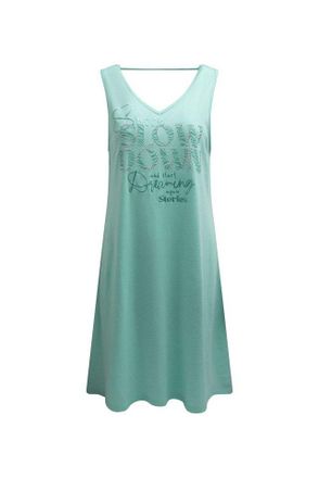 soccx Sommerkleid mit Glitzerstein-Wording