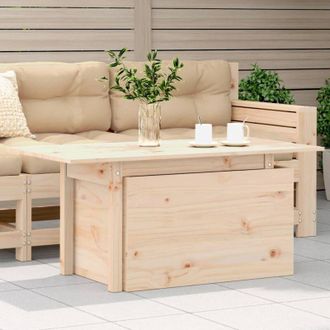 vidaXL Table de jardin 100x50x75 cm bois massif de pin Vidaxl